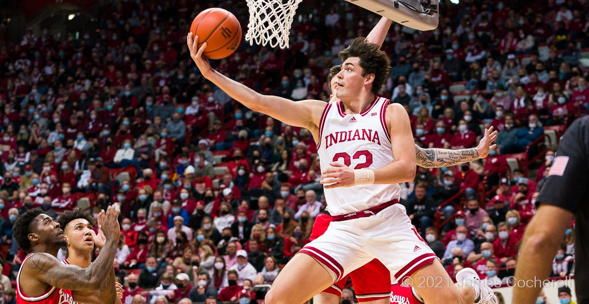 Indiana guard Trey Galloway shows why he was missed