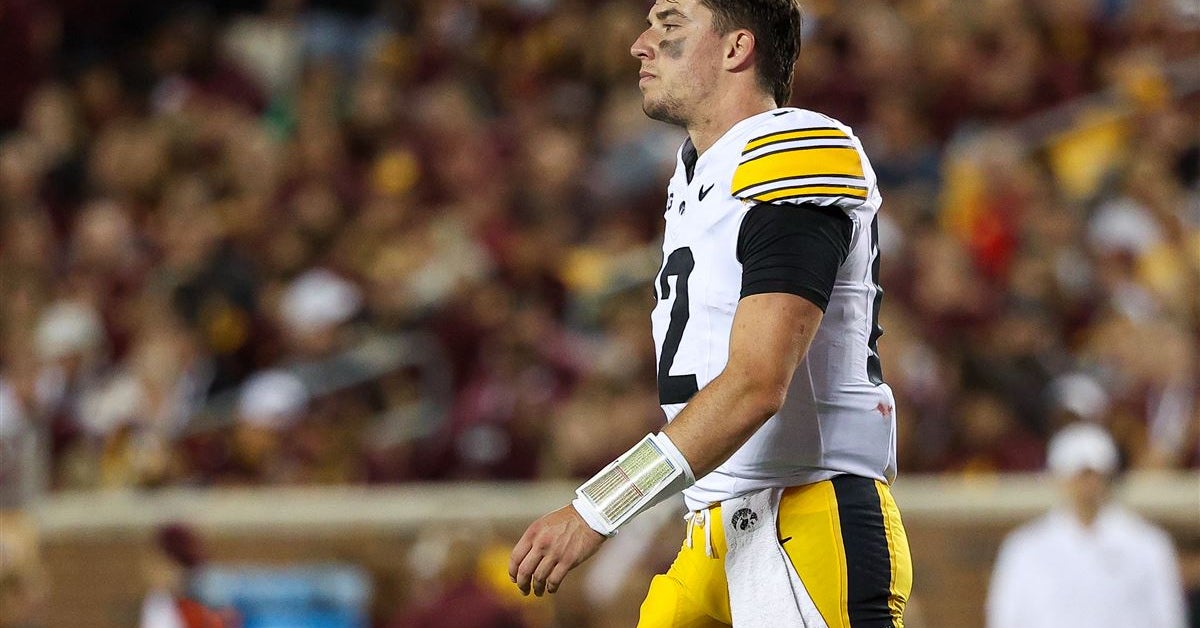 Iowa Football: 'He's growing' OC Tim Lester pleased with Cade McNamara ...
