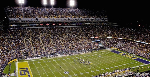 LSU football attendance numbers