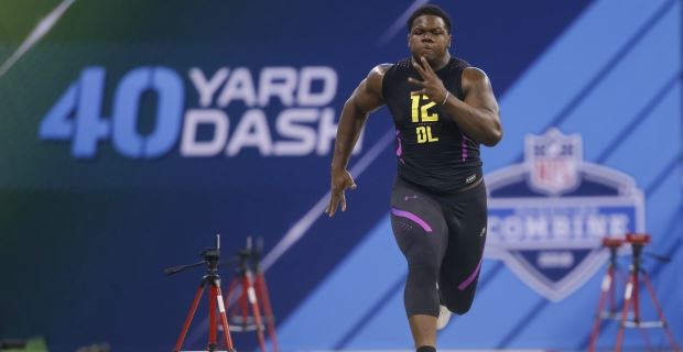 Bilal Nichols selected by the Bears with the 145th overall pick