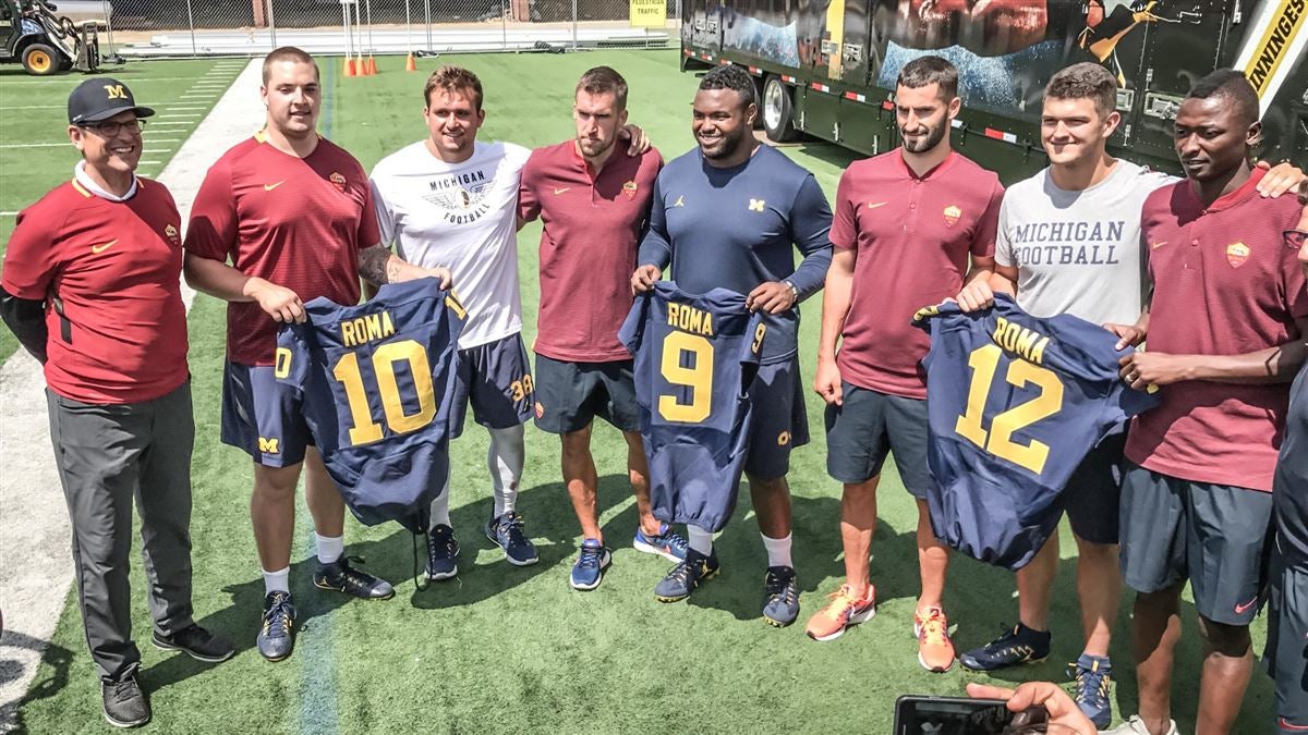 Michigan hosts AS Roma soccer team for skills competition