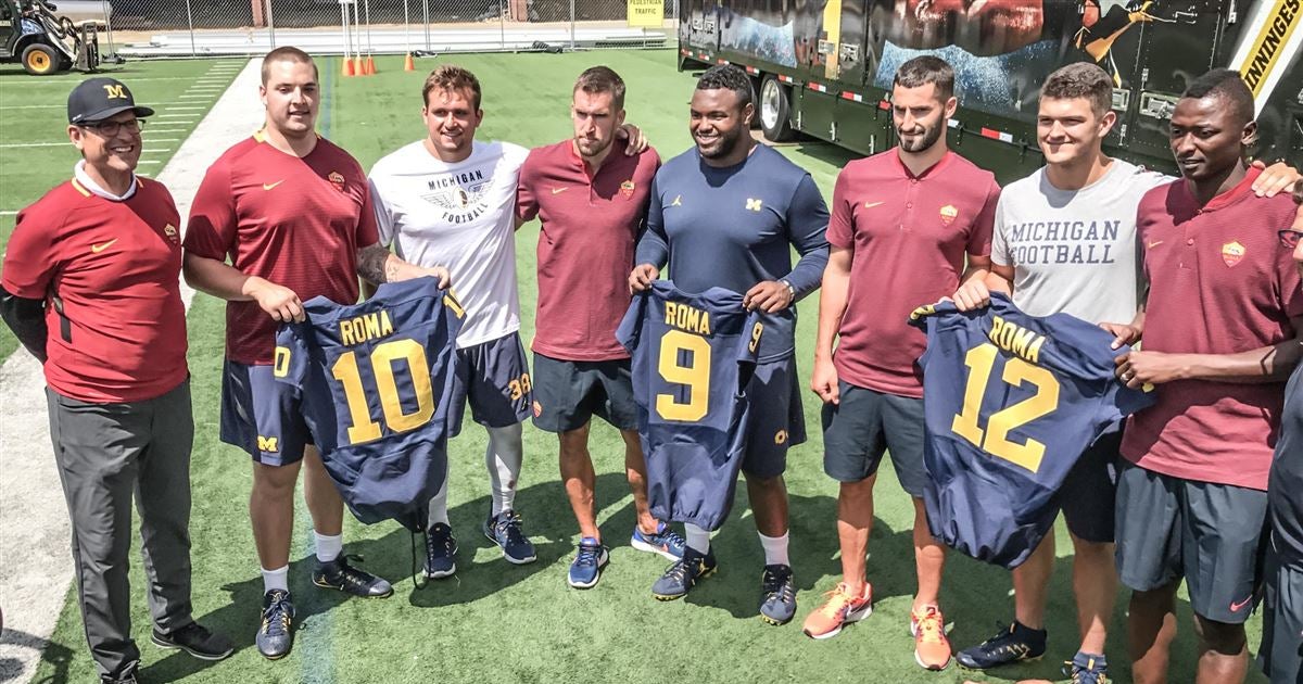 Michigan hosts AS Roma soccer team for skills competition