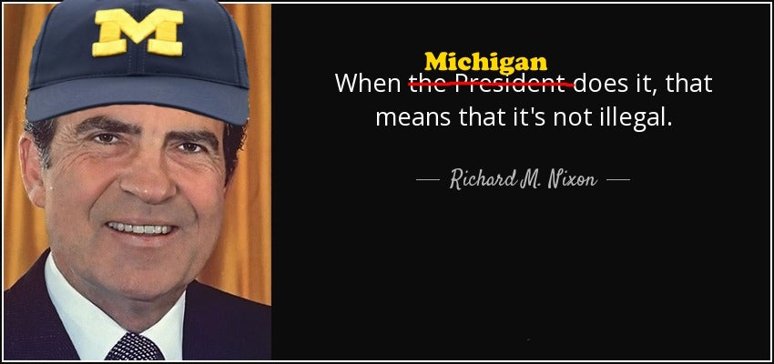 Official Michigan cheating meme thread
