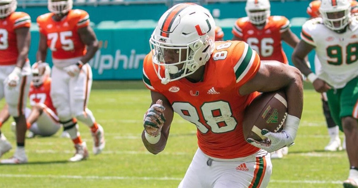 WR Dante Johnson a surprise of the spring game