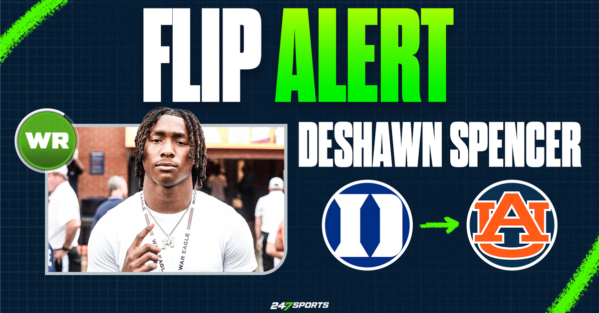 Auburn flips wide receiver DeShawn Spencer from Duke