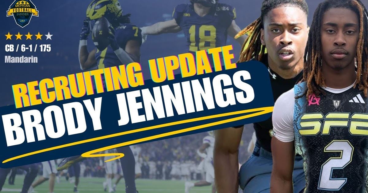 Inside the TMI Studio: Brody Jennings says he's "100% locked on Michigan" after spring visit