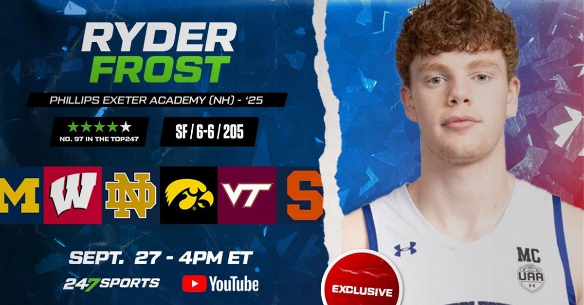 Top 100 forward Ryder Frost to announce college decision Friday ...