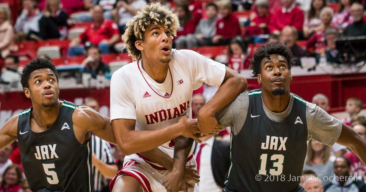 Indiana freshman forward Jake Forrester enters transfer portal