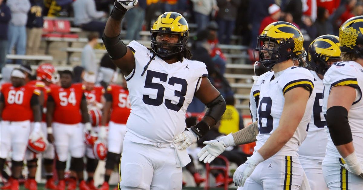 Michigan OL Trente Jones, who helped Wolverines to national title ...
