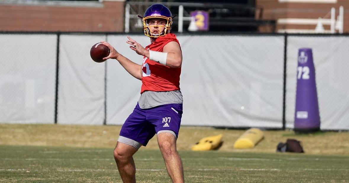 Consistent Flinn quietly making strides in ECU's quarterback competition