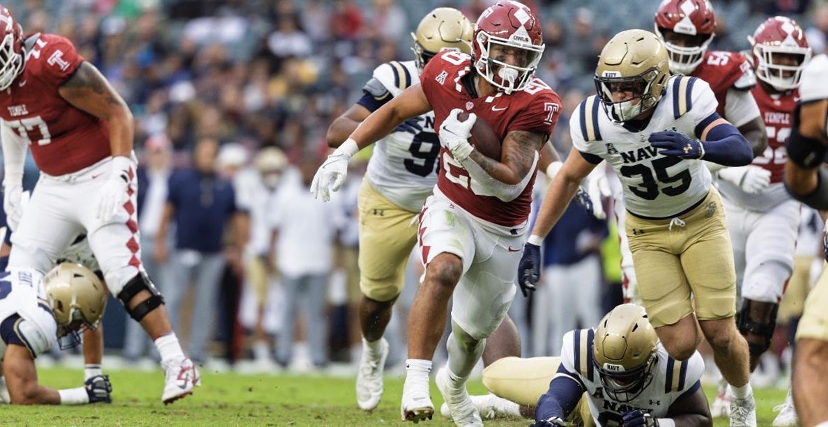 Temple/Navy: Pro Football Focus grades and snap counts