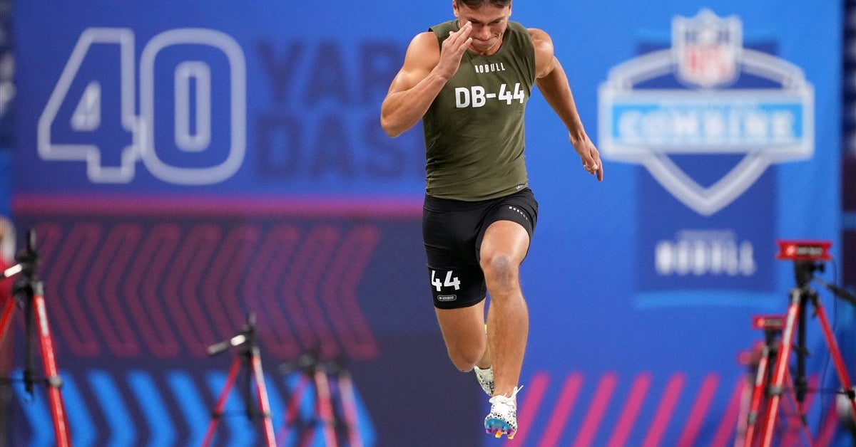 Utah safety Cole Bishop impresses at the NFL Scouting Combine