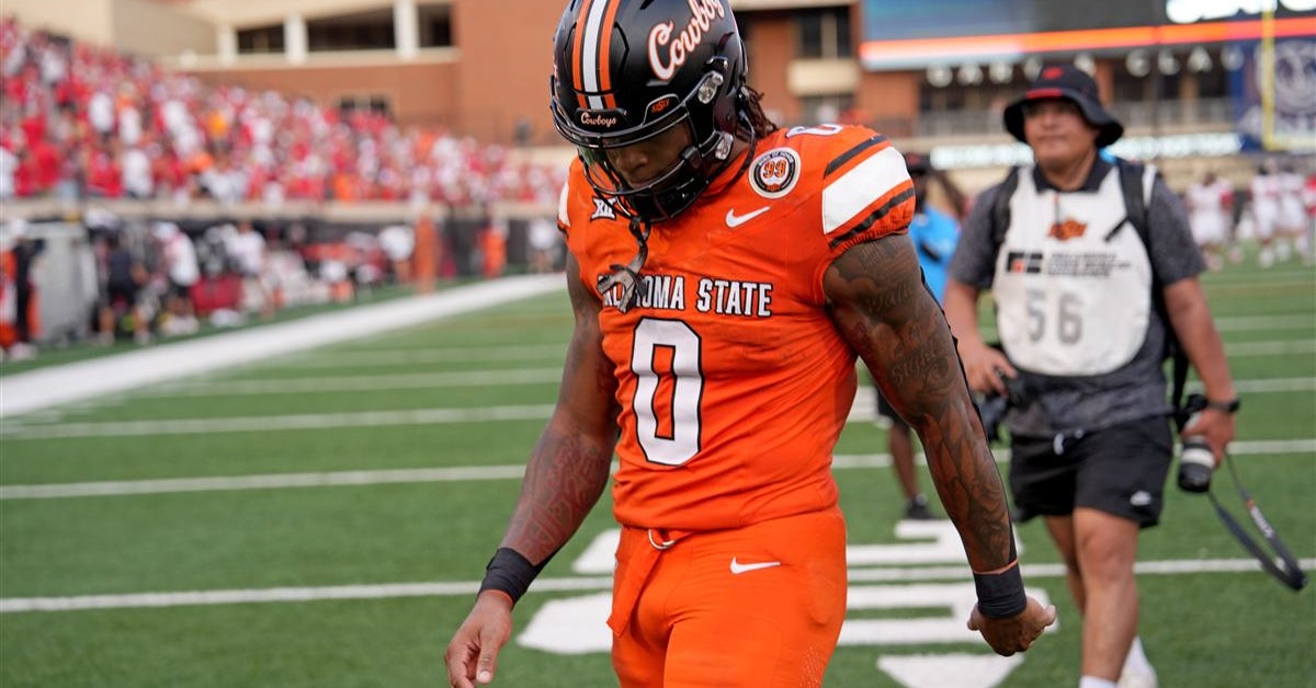 Oklahoma State running back Ollie Gordon leaves West Virginia game with ...