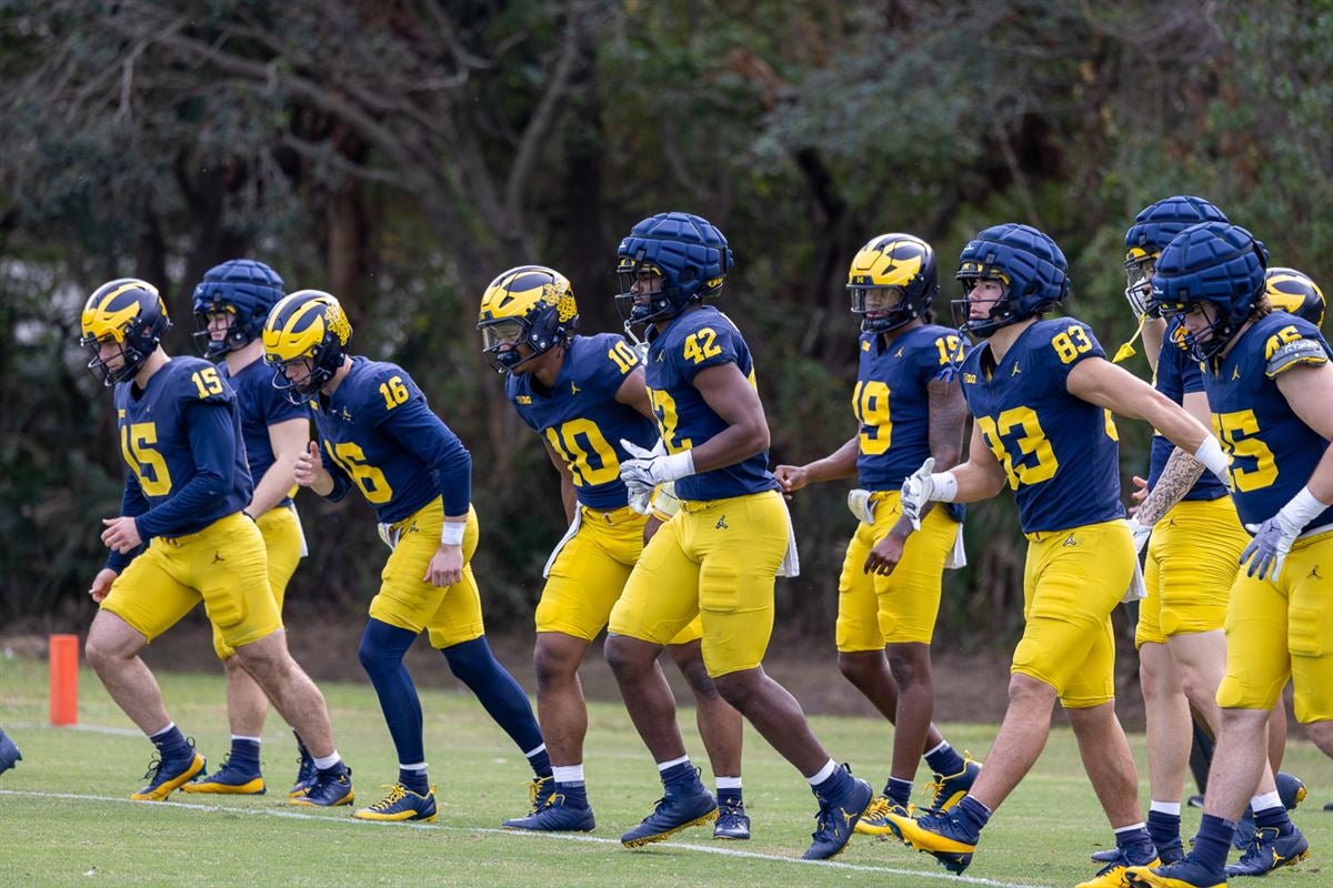 Photos: Michigan football practices for the ReliaQuest Bowl against Alabama