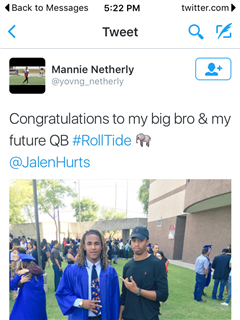 Former Texas A&M commit to soon join Tide?