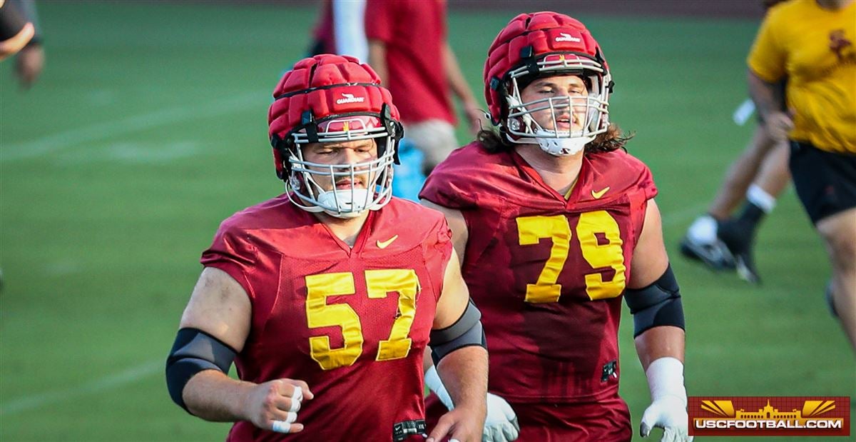 USC's Josh Henson emphasizes technique as offensive line training camp ...