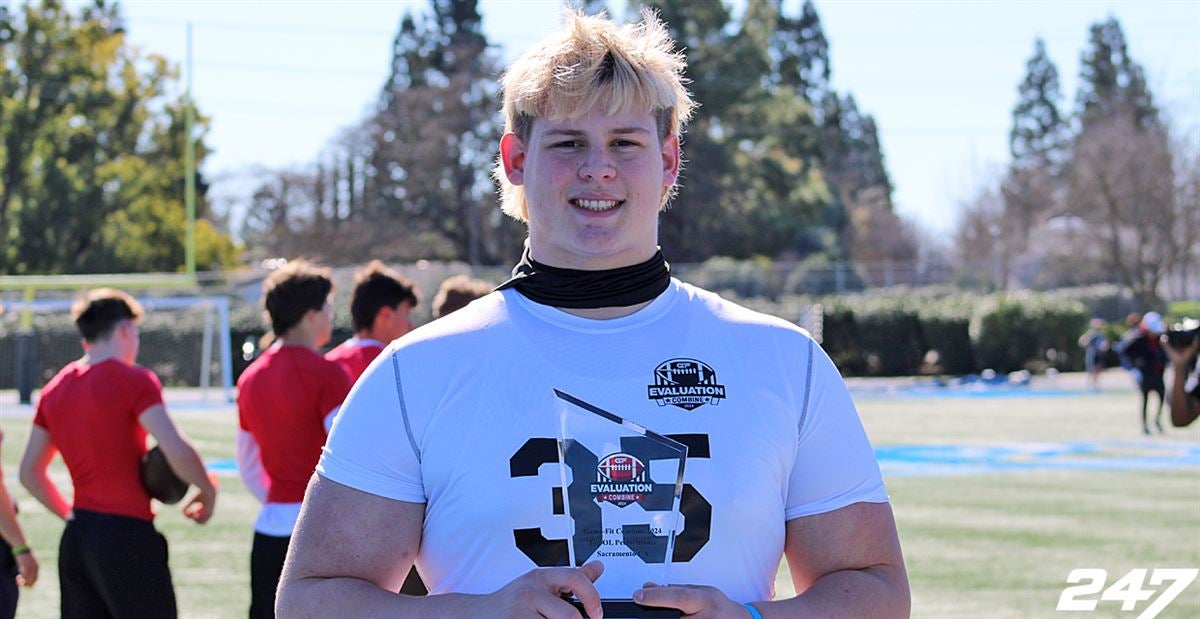 OL Garrison Blank shines at Game Fit Evaluation Combine