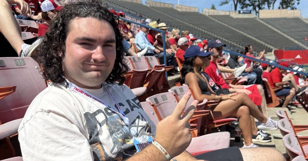 O-Line recruit Lance Wegman reacts to Fresno State's Spring Preview
