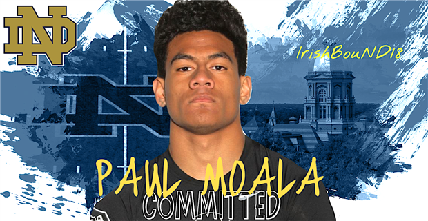 BREAKING: DB Paul Moala commits to Notre Dame