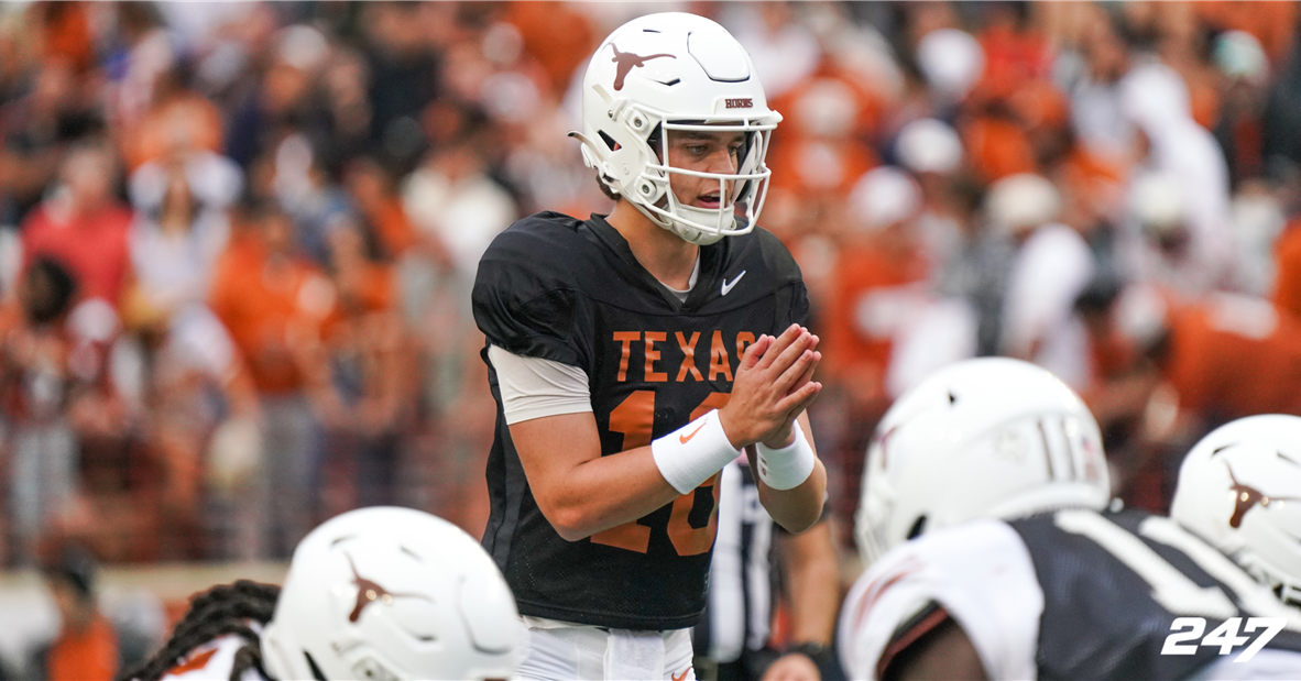 Watch: Texas QB Arch Manning launches a 75-yard touchdown on first pass ...