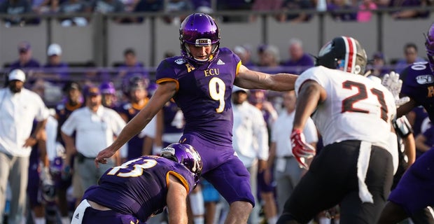 ECU kicker Jake Verity enters record books
