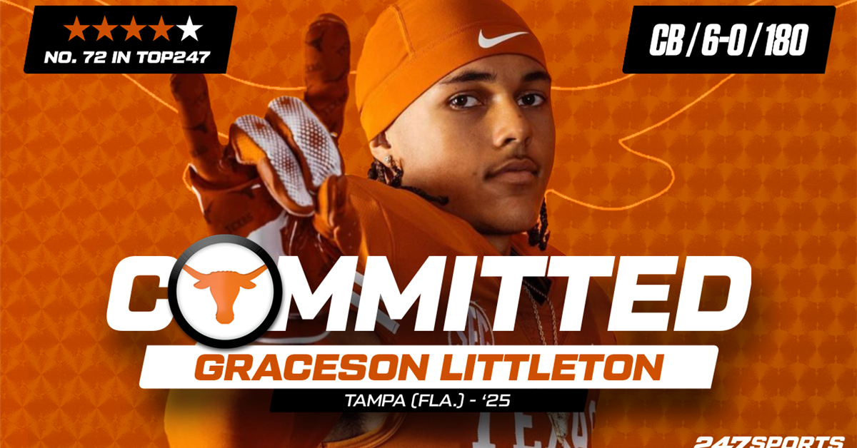 Texas secures commitment from Top100 cornerback Graceson Littleton