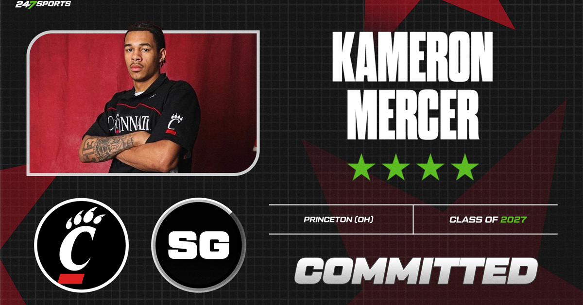 No. 16-ranked 2028 Kameron Mercer commits to Cincinnati, reclassifies