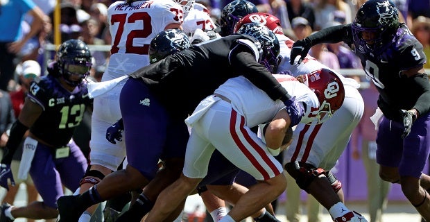 Playing a bigger role, TCU DL Tymon Mitchell is having success as a Frog