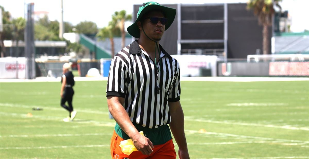 PHOTOS: Miami players and coaches at the Manny Diaz 7-on-7 tournament ...
