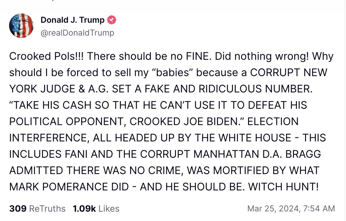 Legitimate Political Discourse 2024: Trump on Trial