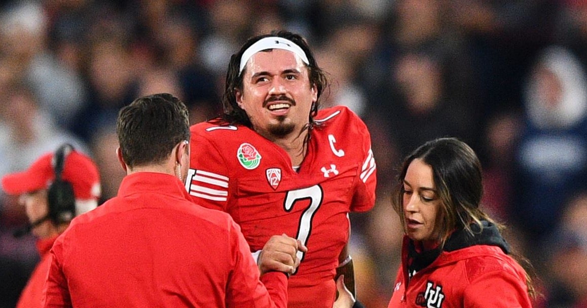 Utah QB Cameron Rising suffered torn ACL in Rose Bowl loss to Penn ...