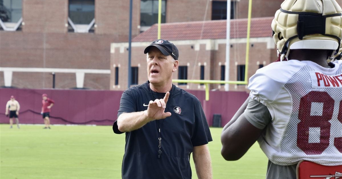 Everything FSU TE coach Chris Thomsen had to say about Kyle Morlock ...