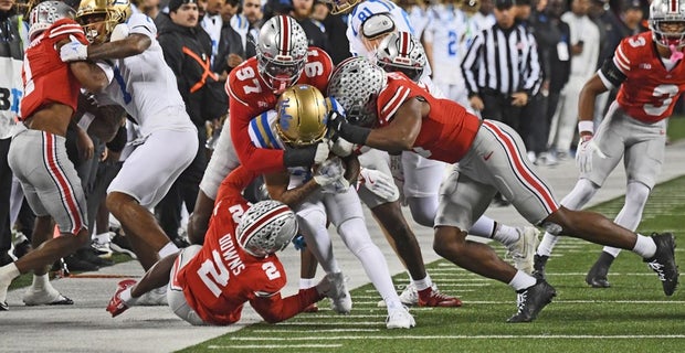 Photos: One-handed catches, hurdles and more in Ohio State's victory ...
