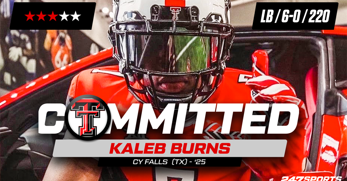 Commit! Texas Tech lands 2025 LB Kaleb Burns