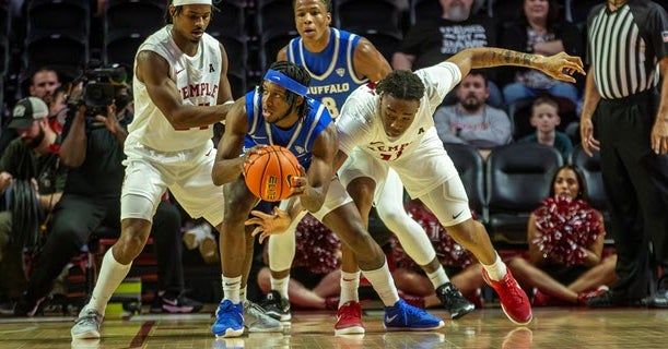 Defensive flurry carries Owls to 91-71 victory over Buffalo