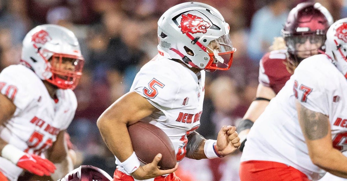 New Mexico coach Jason Eck talks Michigan game, scouting Bryce Underwood: 'Tom Brady's not ...