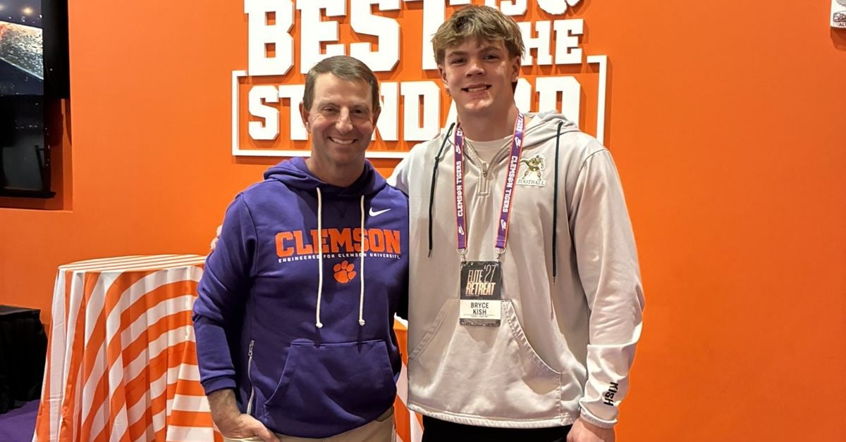Top247 linebacker Bryce Kish commits to Clemson after 'Elite Retreat' visit