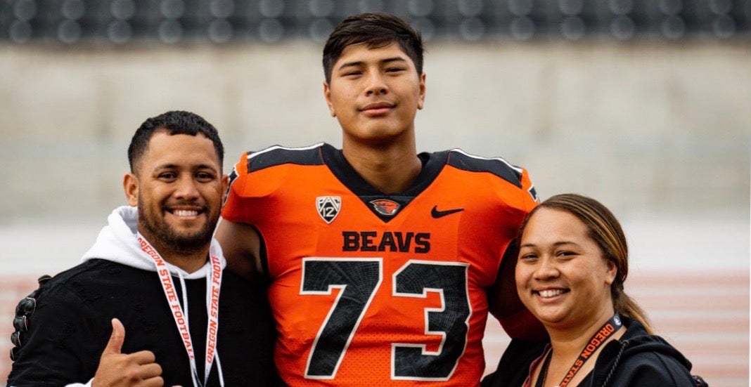 High upside OL Rustin Young recaps Oregon State visit