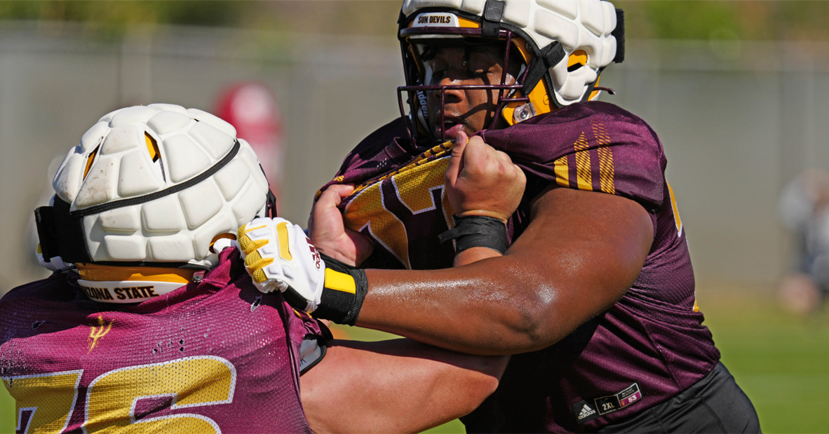 'It's just a grind': How Kyle Scott's improvement has boosted ASU's offensive line