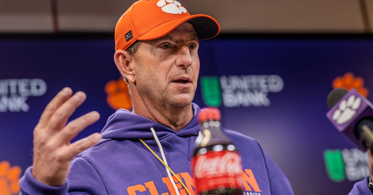 What Dabo Swinney said as Clemson opens spring practice ahead of 2026 ...