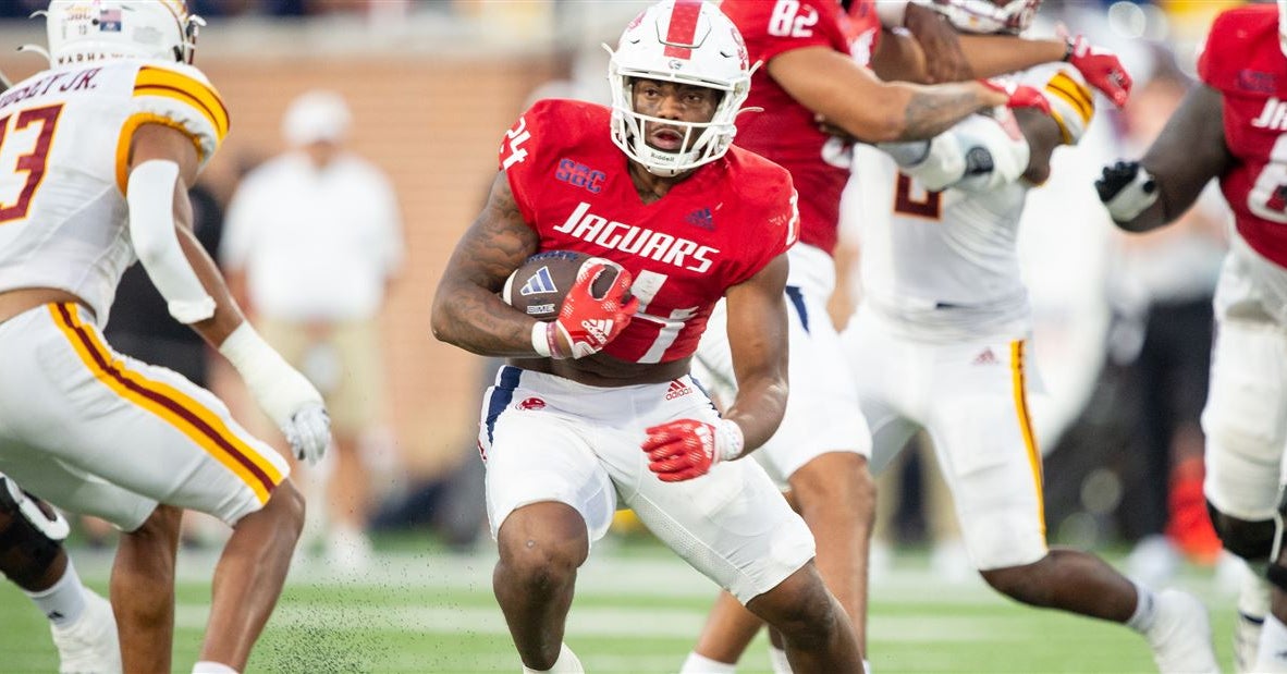 South Alabama portal running back Fluff Bothwell will visit Ole Miss on ...