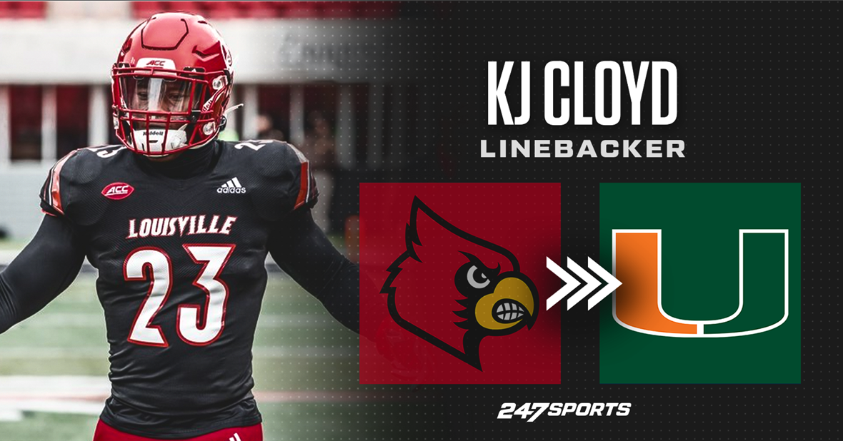 Miami adds Louisville transfer LB KJ Cloyd