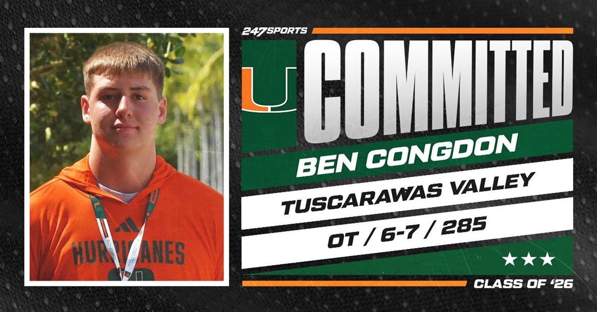 BREAKING: Miami goes into Ohio, lands OT Ben Congdon