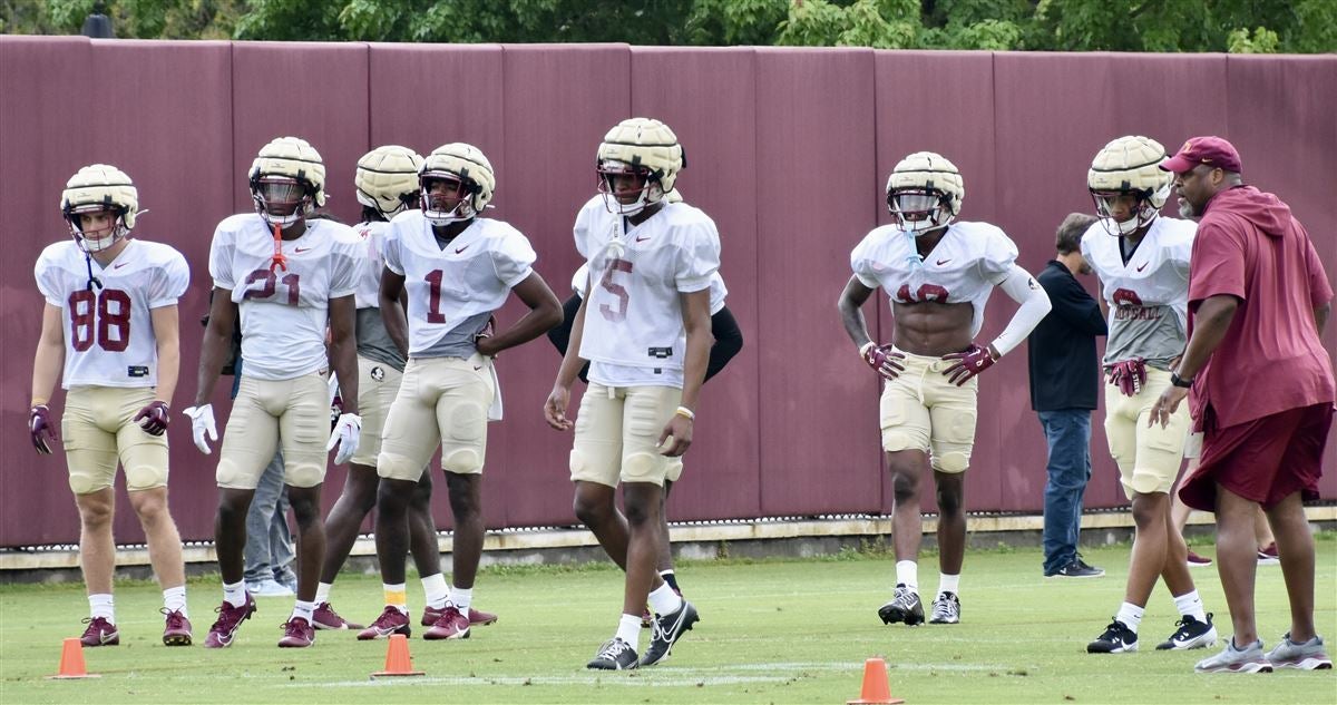 Ron Dugans shares a breakdown of the wide receiver room after a week of ...