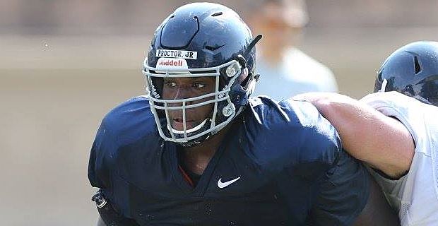 R.J. Proctor, UVa OL competing hard for spots