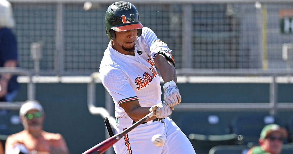 Yohandy Morales, Blake Cyr slug No. 22 Miami to 11-2 win over Stetson