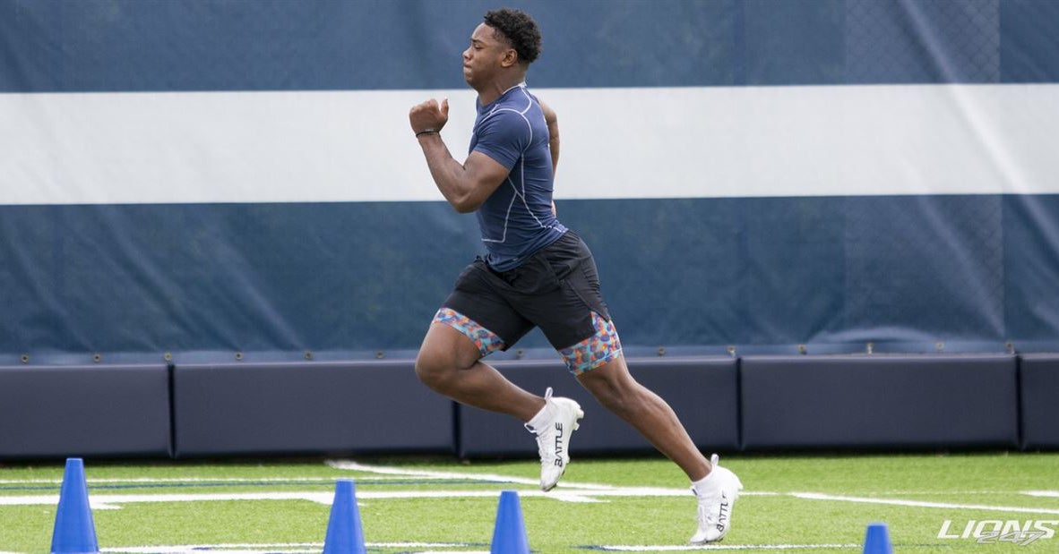 Five-star Penn State RB commit Kemon Spell flashes elite speed ...