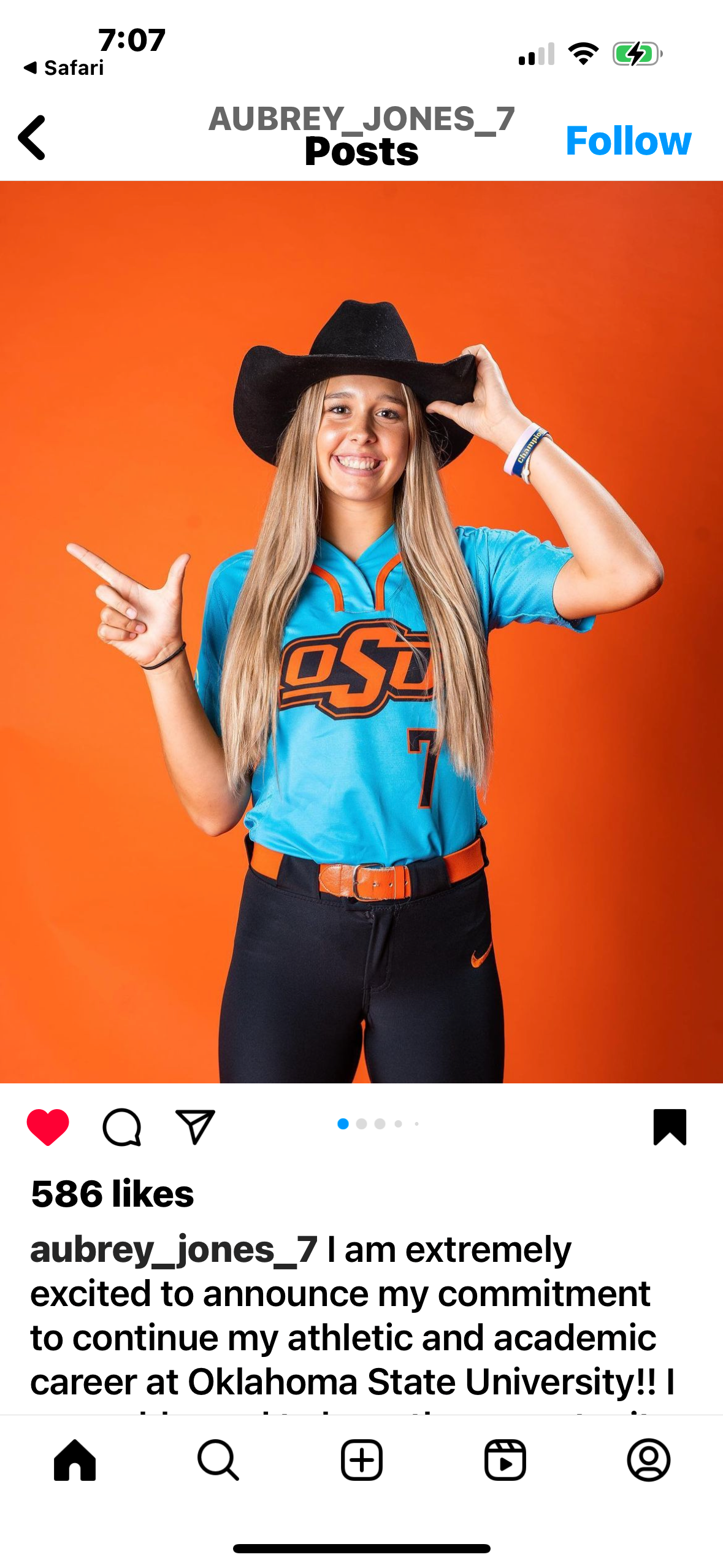 Softball commit