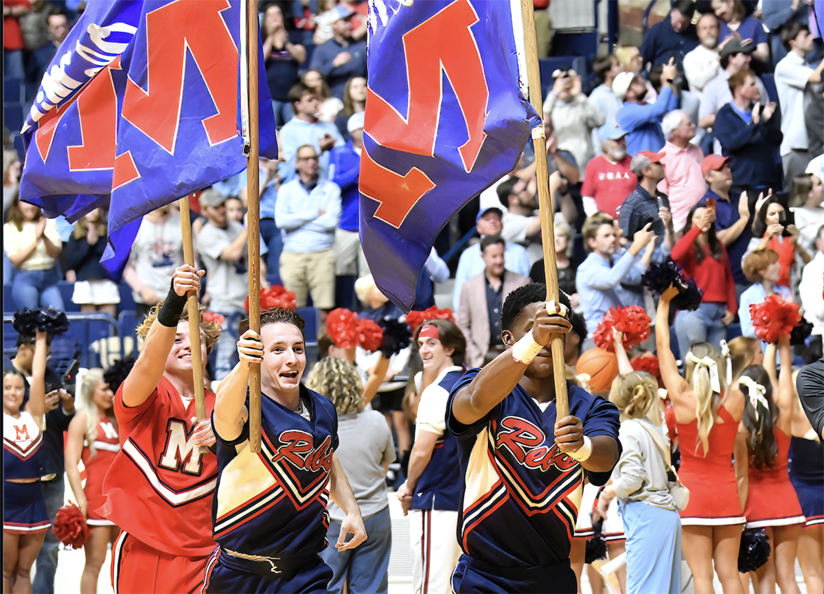 Scenes from the final game at Tad Smith Coliseum