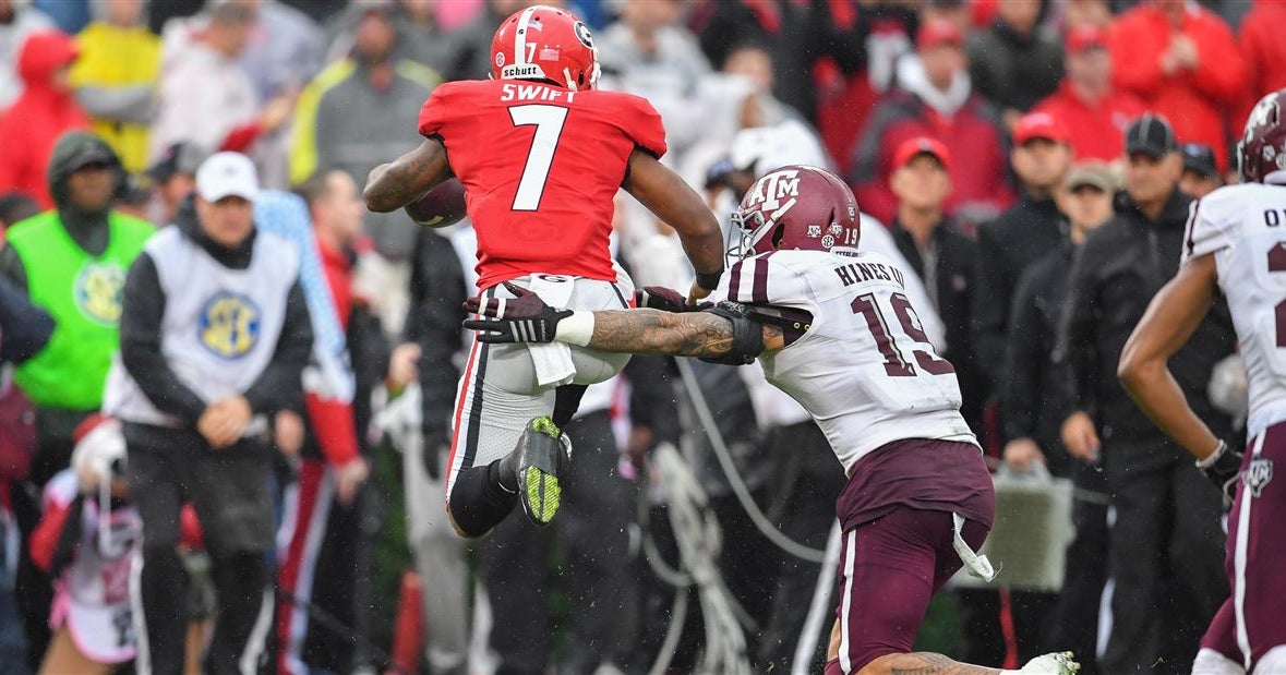 Halftime Notes: Georgia leads Texas A&M 13-3